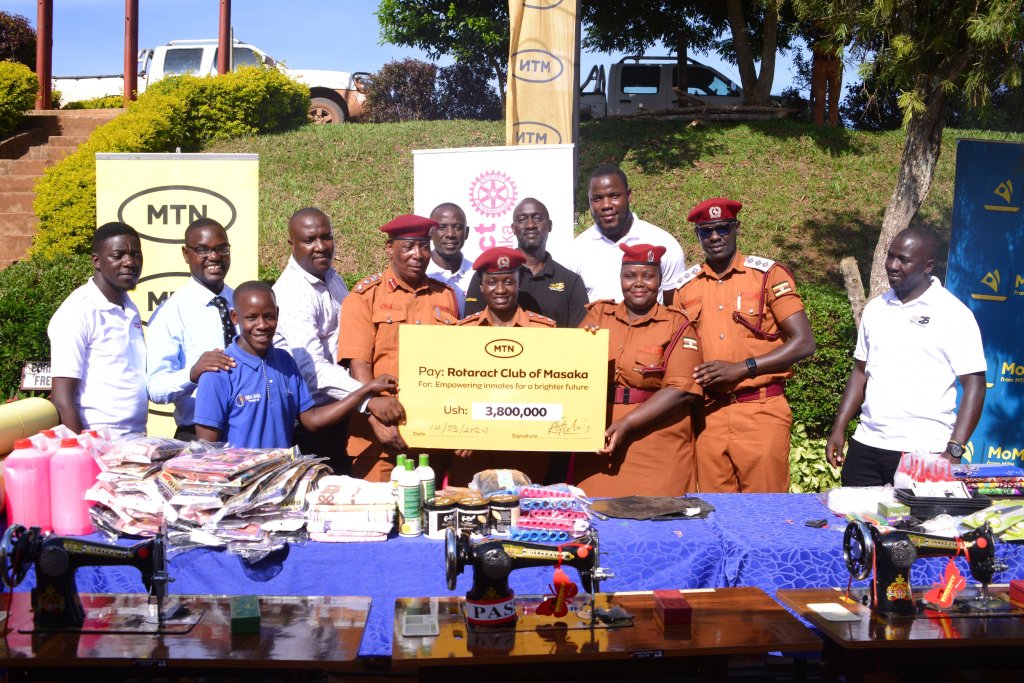 MTN Uganda supports vocational training program at Masaka Main Prison ...