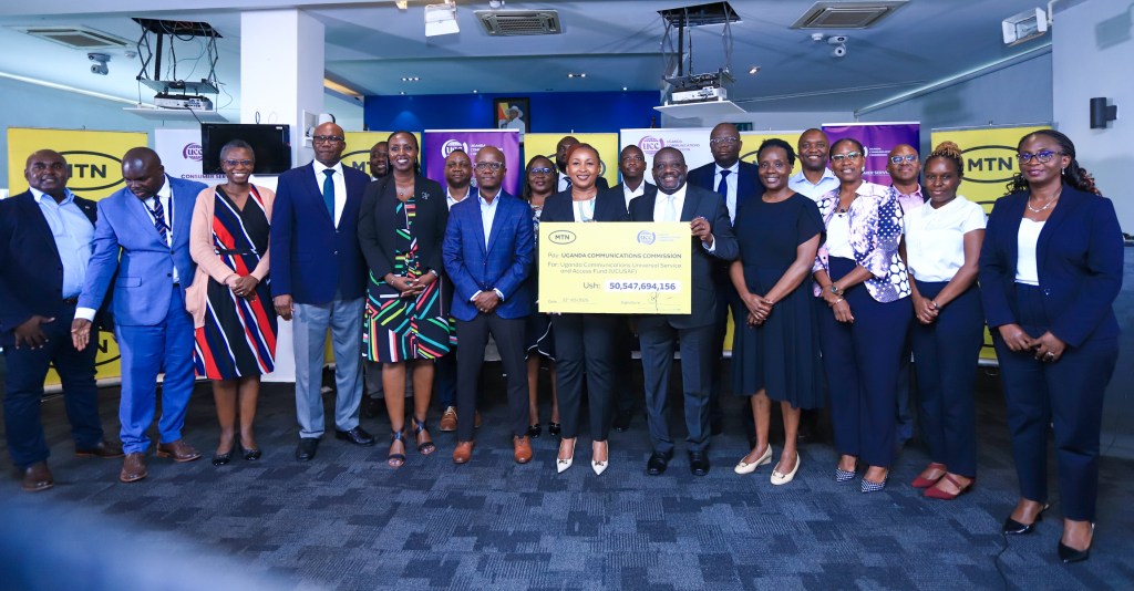 MTN Uganda announces UGX 50.55 billion contribution to UCC’s Universal Service and Access Fund ...